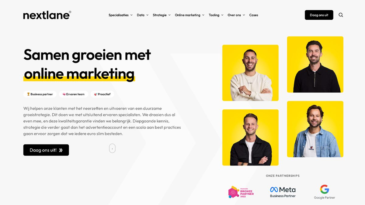Samen groeien met online marketing | nextlane®